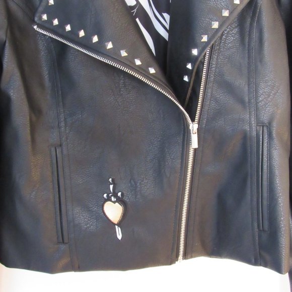 Disney | Jackets & Coats | Disney Villain Faux Leather Jacket | Poshmark